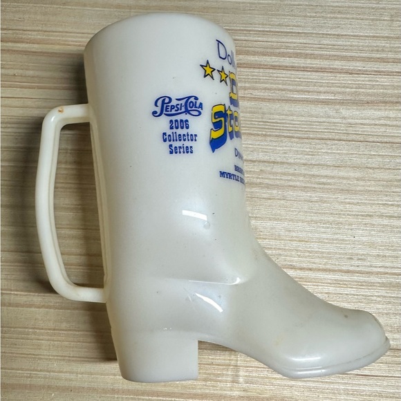 Dining | Dolly Partons Dixie Stampede Pepsi Cola Plastic Cowgirl Boot ...